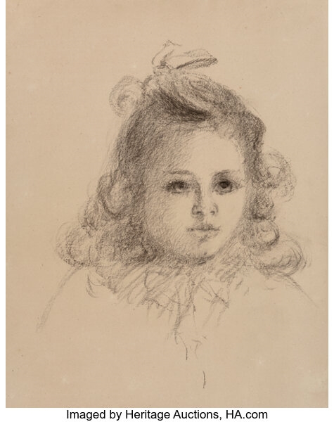 American School, 19th Century | Portrait of Ruth Cleveland, Daughter of ...