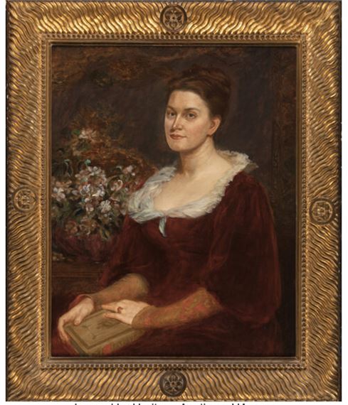 Wyatt Eaton | Portrait of Mrs. Richard Watson Gilder (Helena de Kay ...