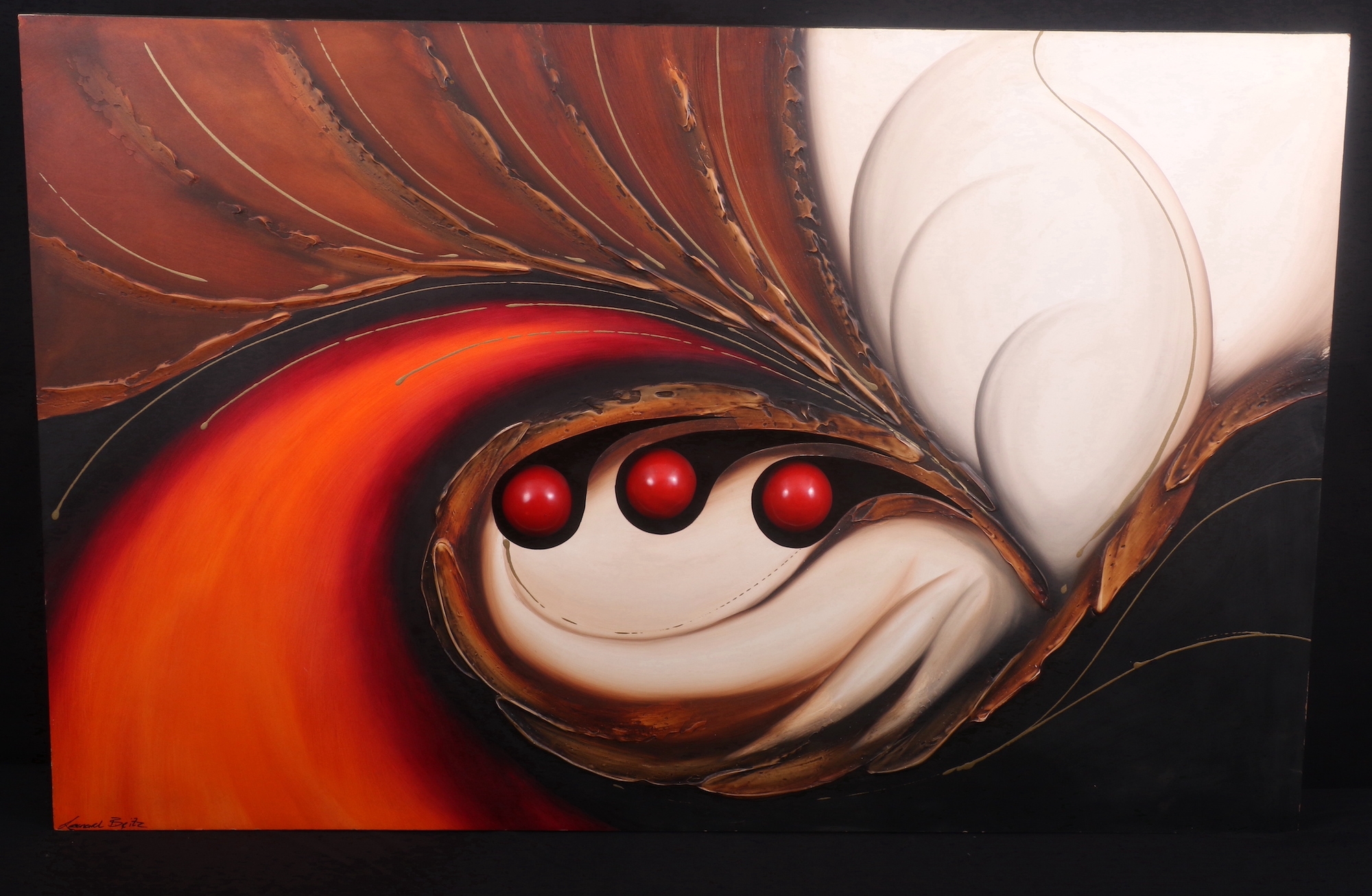 Leonard Britz | ABSTRACT WITH BALLS | MutualArt