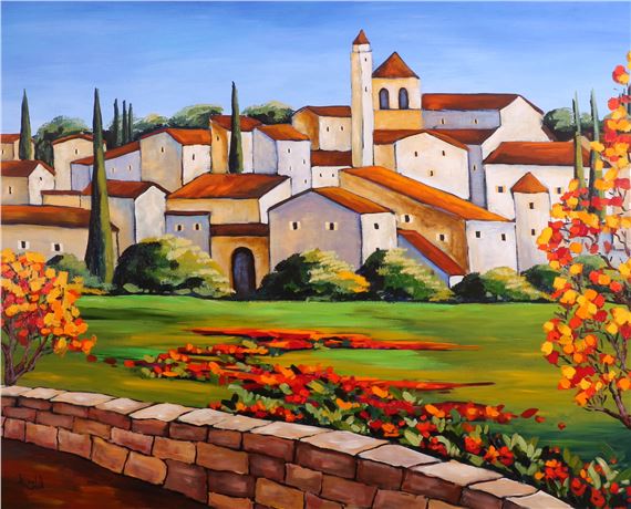 Liezl Knoll | ITALIAN TOWNSCENE | MutualArt