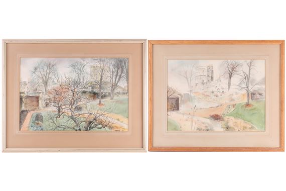 David Tindle | A winter view of Windsor Castle | MutualArt