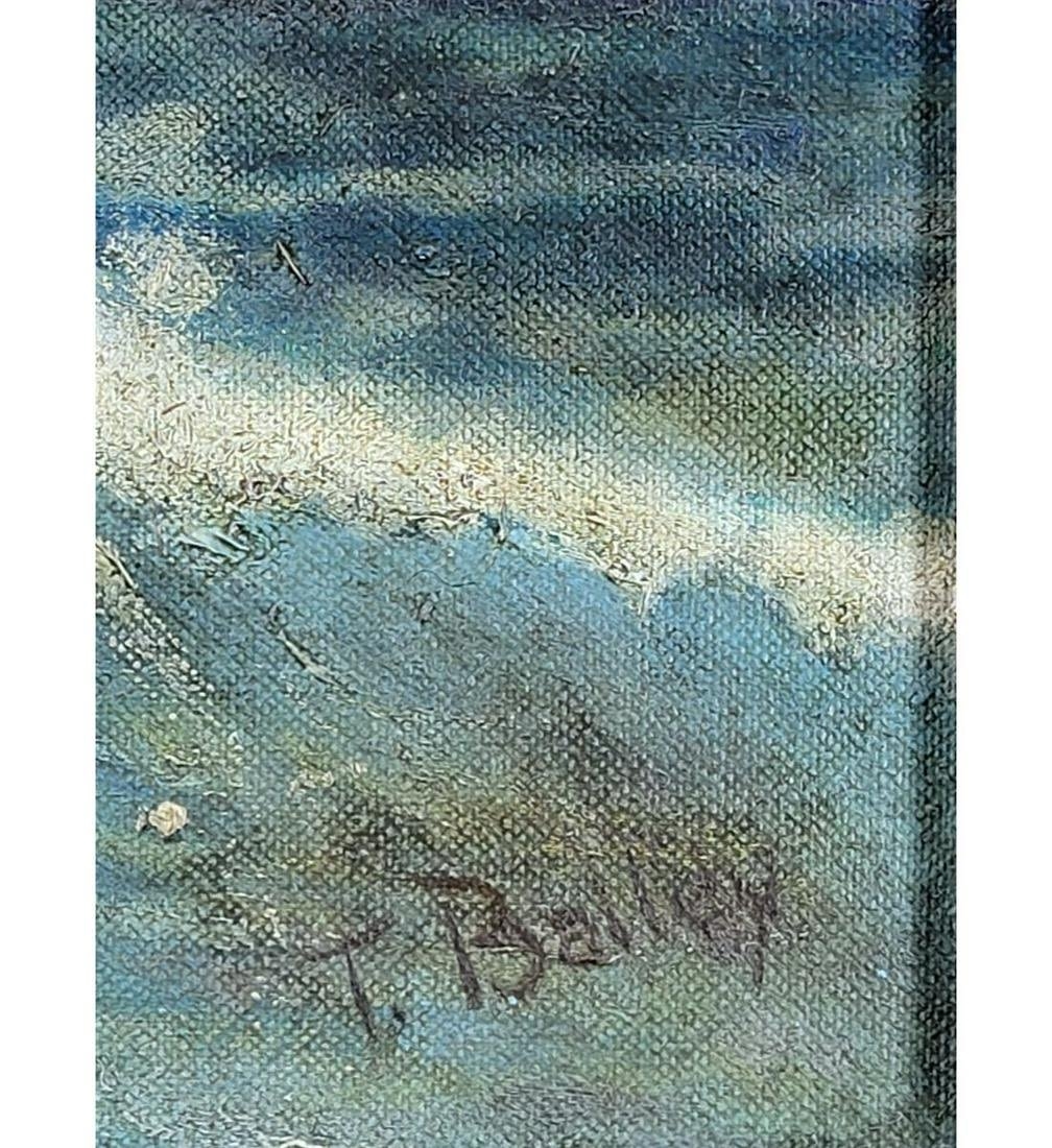 William Frederick Paskell | A Seascape Oil Painting Signed T. Balley ...