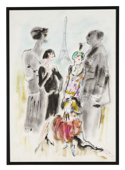Karl Lagerfeld | Parisian sketch (1933) | MutualArt