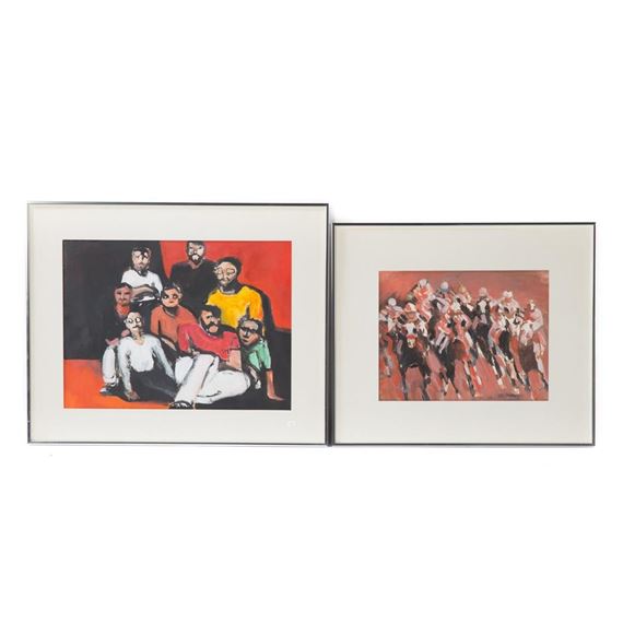 Alan Post | Horse Race | MutualArt