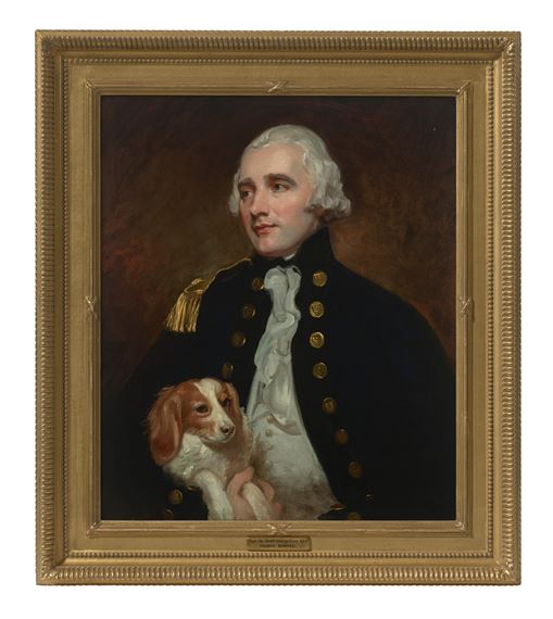 George Romney | Portrait of an Officer of the Corps of Engineers, half ...