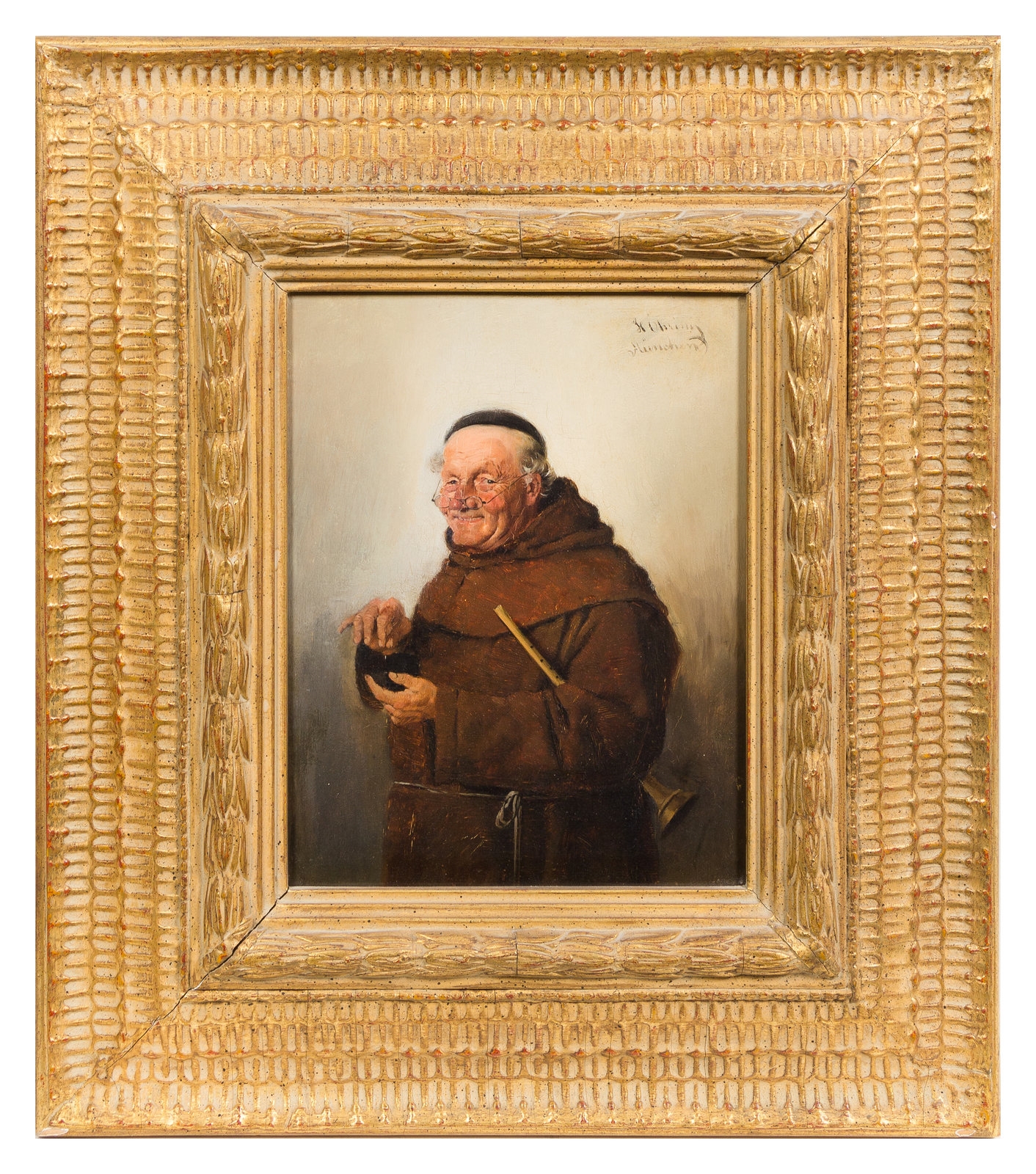 Hedwig Öhring | Monk with Wind Instrument | MutualArt