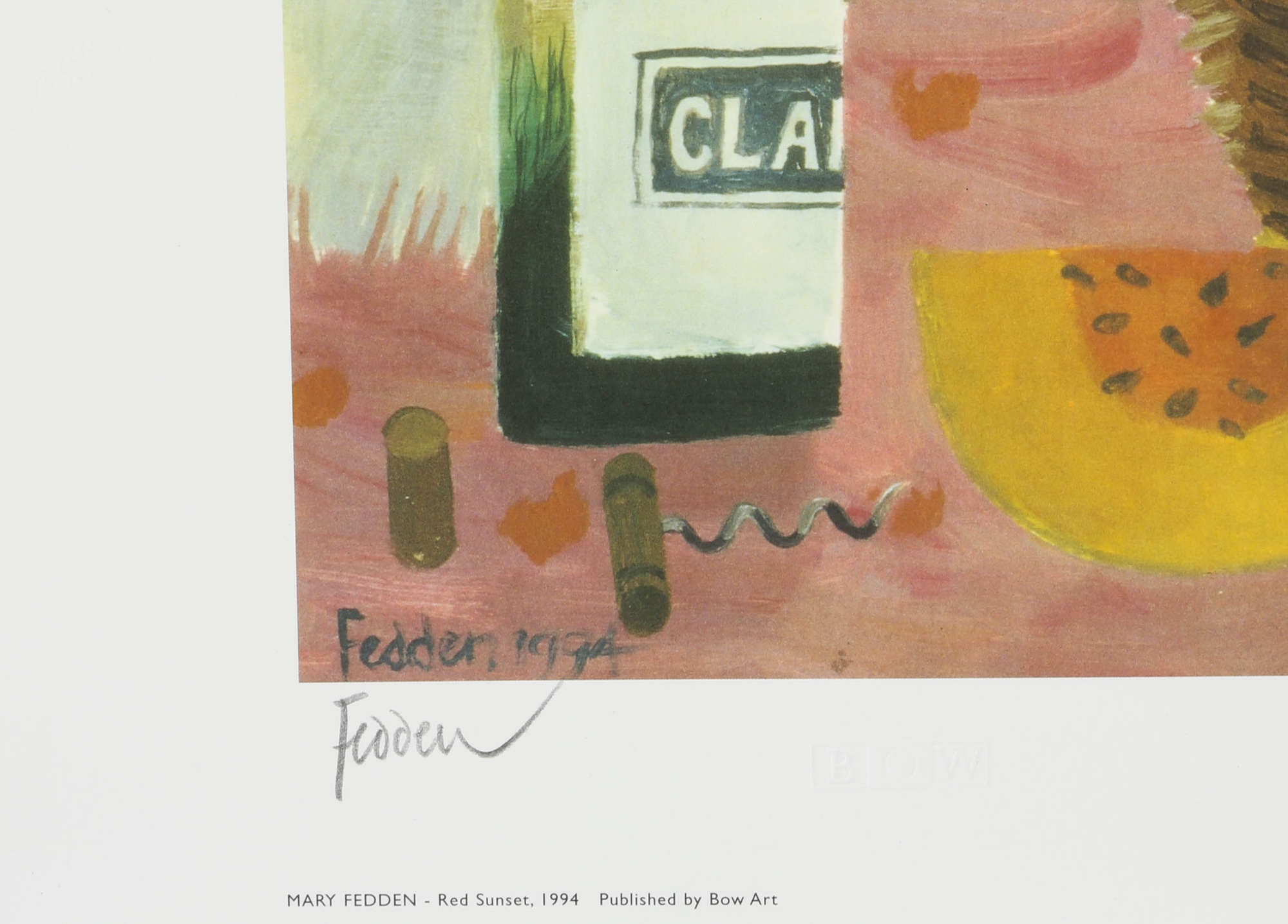 Mary Fedden | 'Red Sunset' | MutualArt