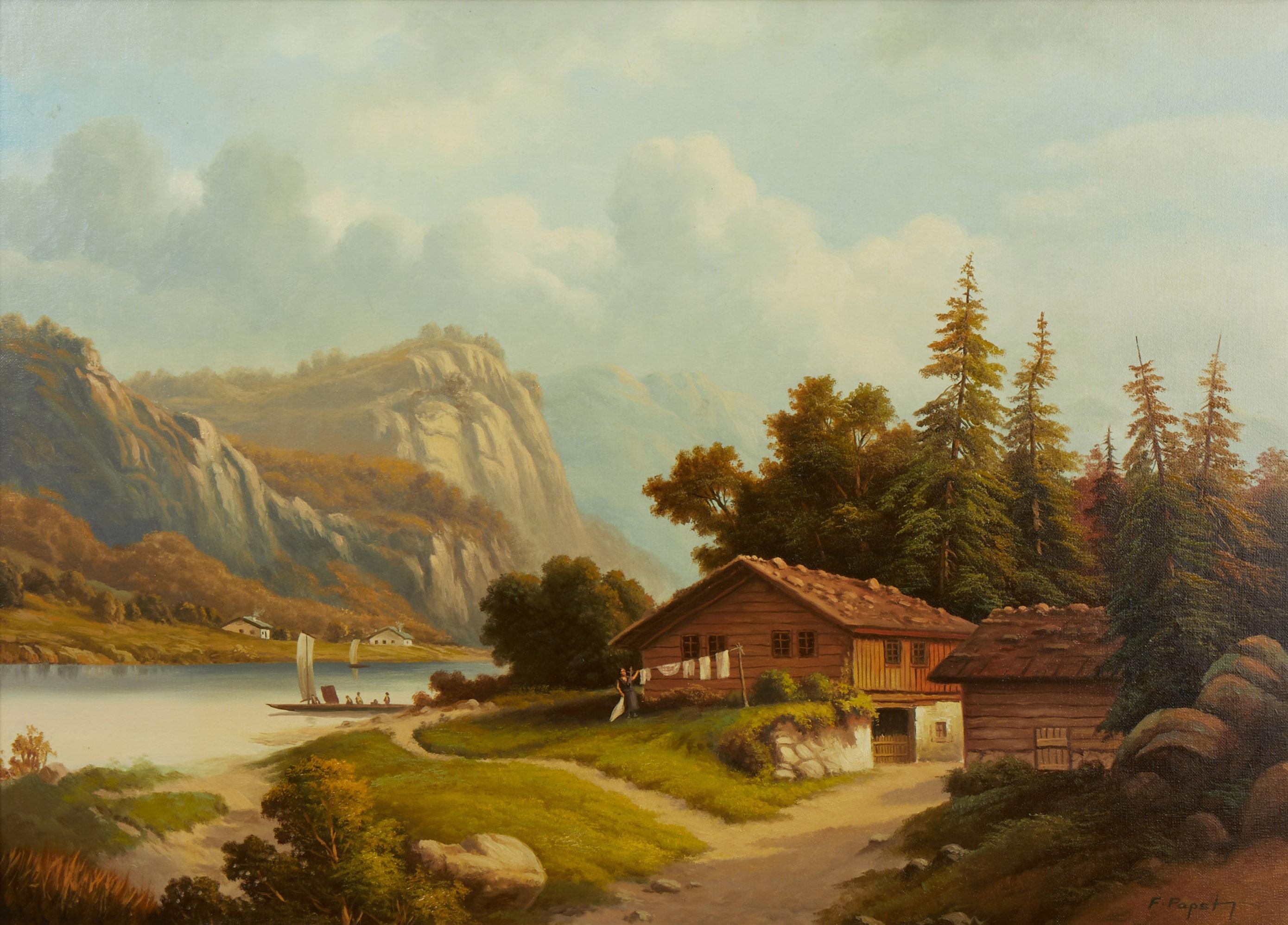 Filip Papst | Saalachtal in den Loferer Steinbergen (1915) | MutualArt