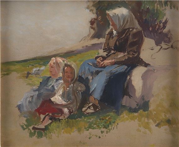 Othmar Ruzicka | Mutter und Kinder (1877) | MutualArt