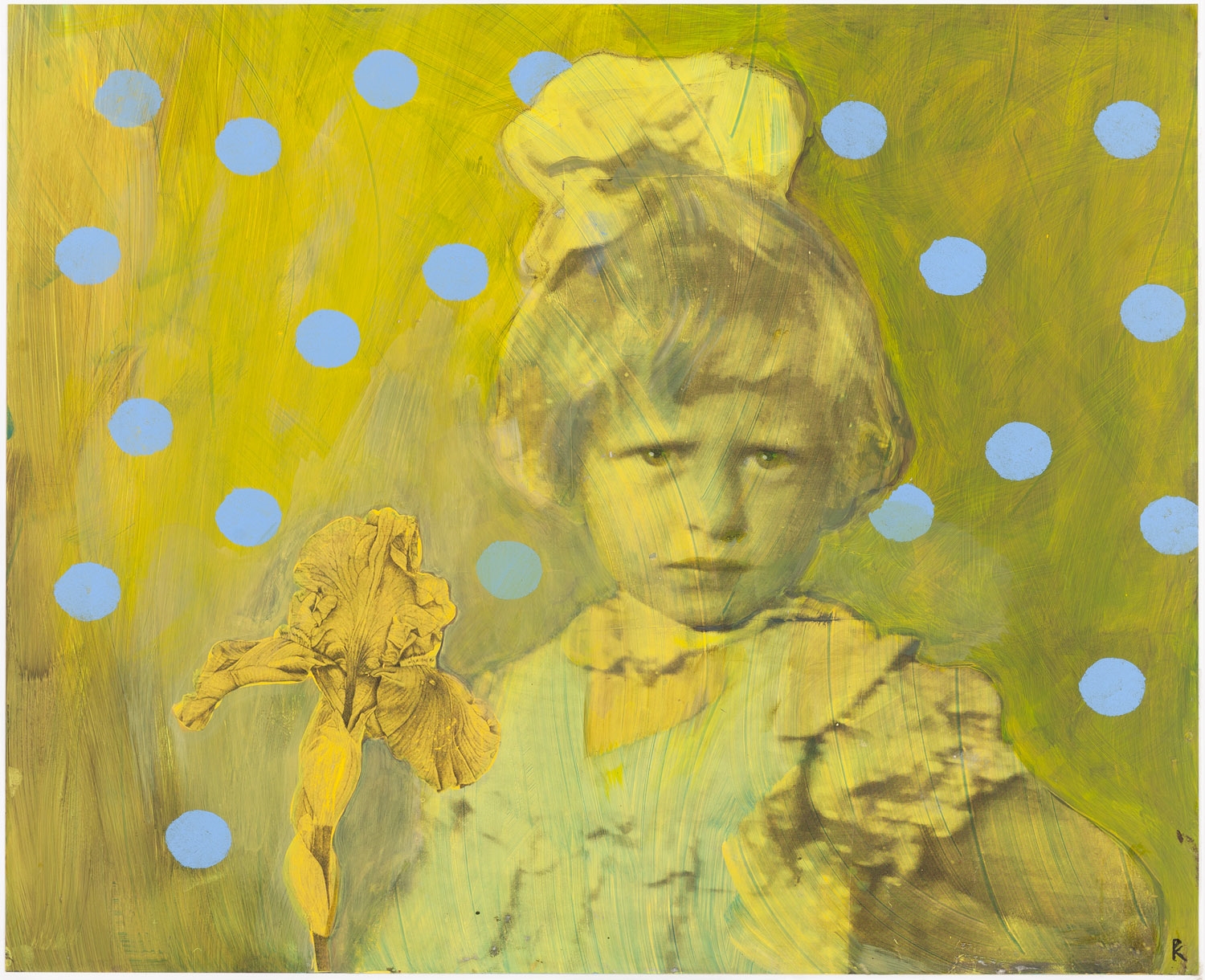 Krystyna Piotrowska | Yellow iris (2022) | MutualArt