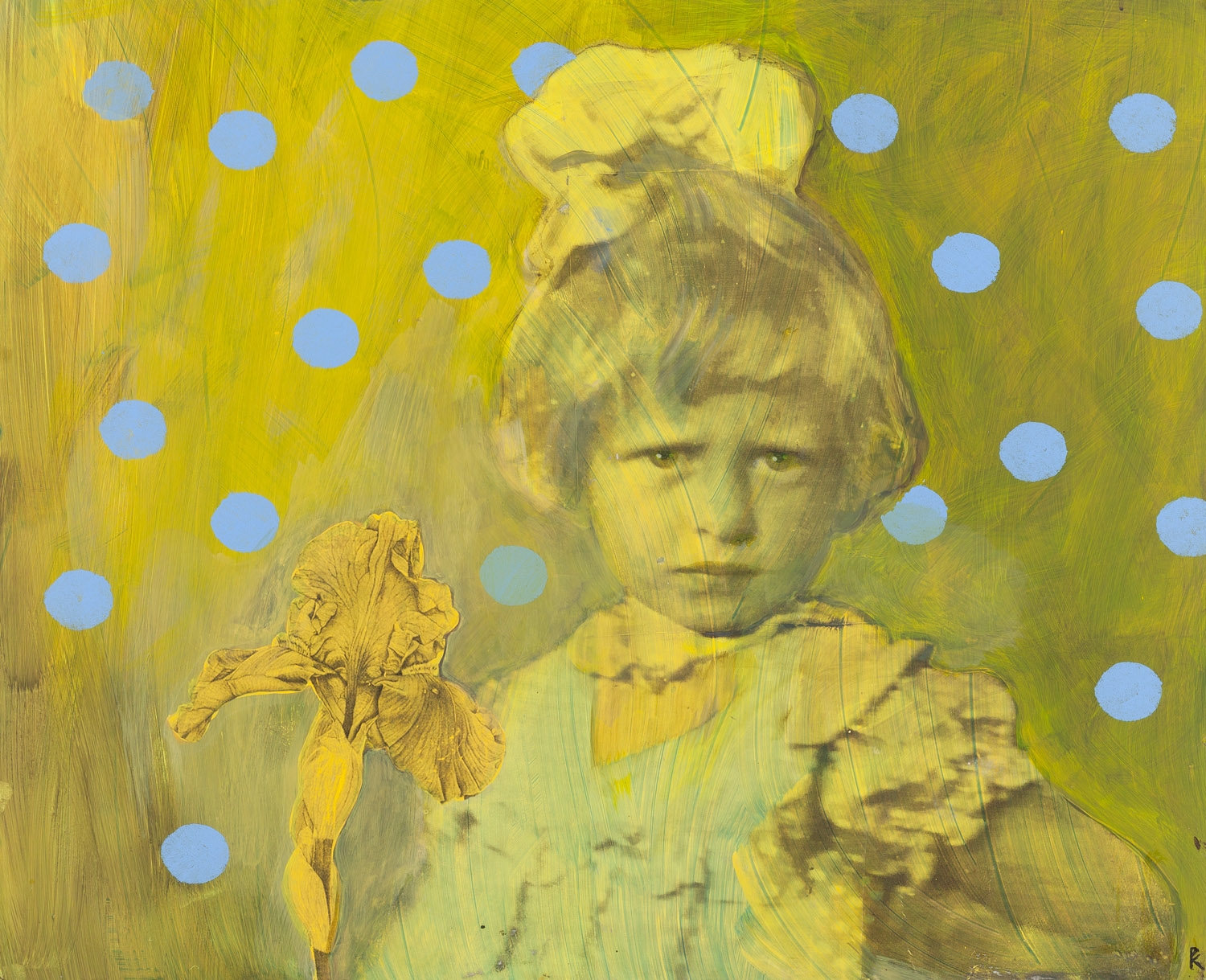 Krystyna Piotrowska | Yellow iris (2022) | MutualArt