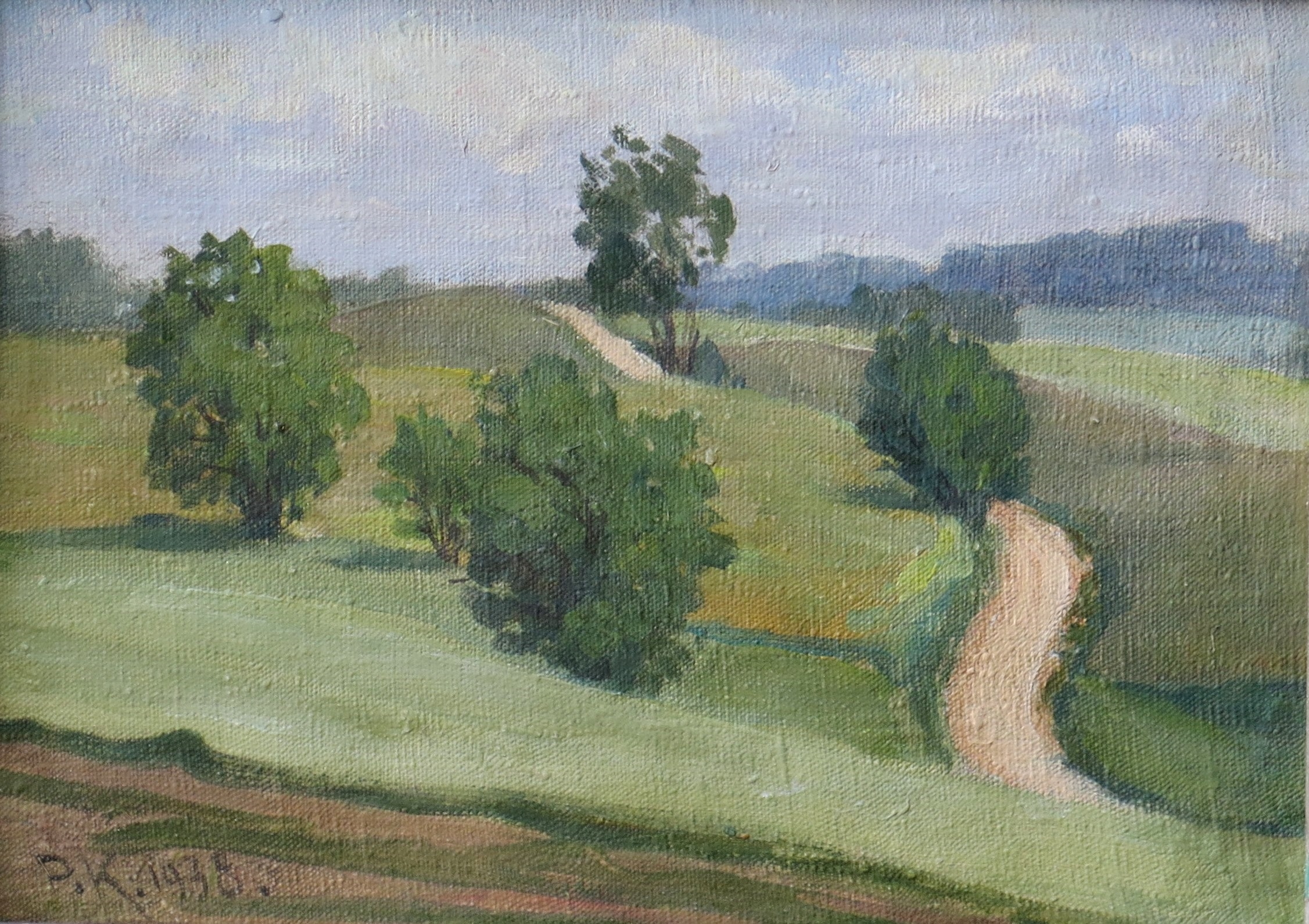 Peteris Kundzins | Vidzemes ainava 1938 (1938) | MutualArt