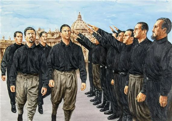 Paul Calle | Illustration - 1920s - The Scourge of Fascism Arrives ...