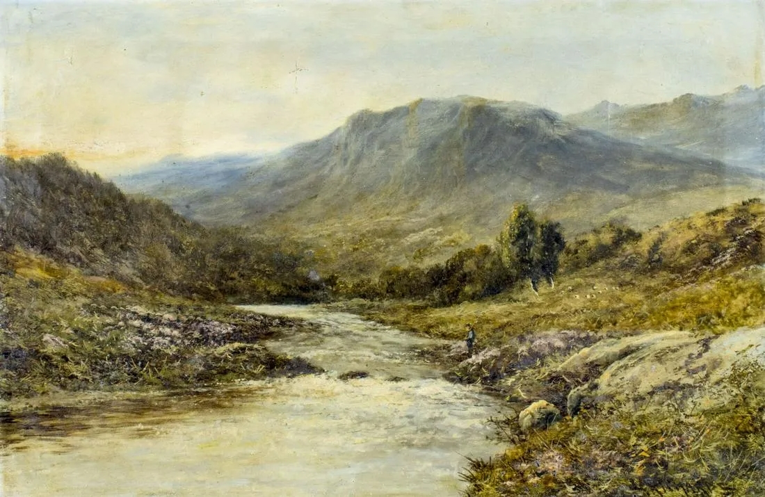 Daniel Sherrin | Mountain River Landscape | MutualArt