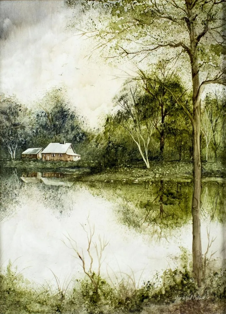 Jan Ward Calaski | River Landscape | MutualArt