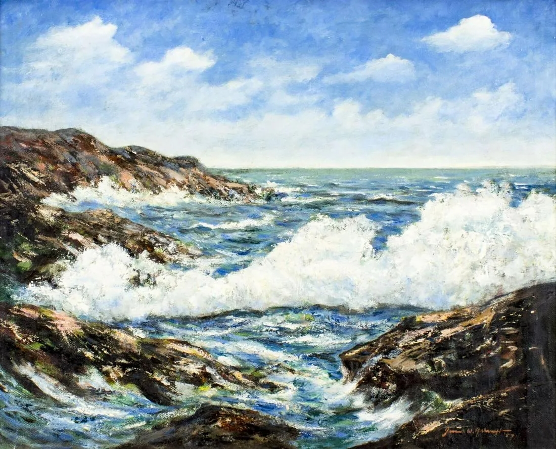 James Ashcroft | Rocky Coast (1957) | MutualArt
