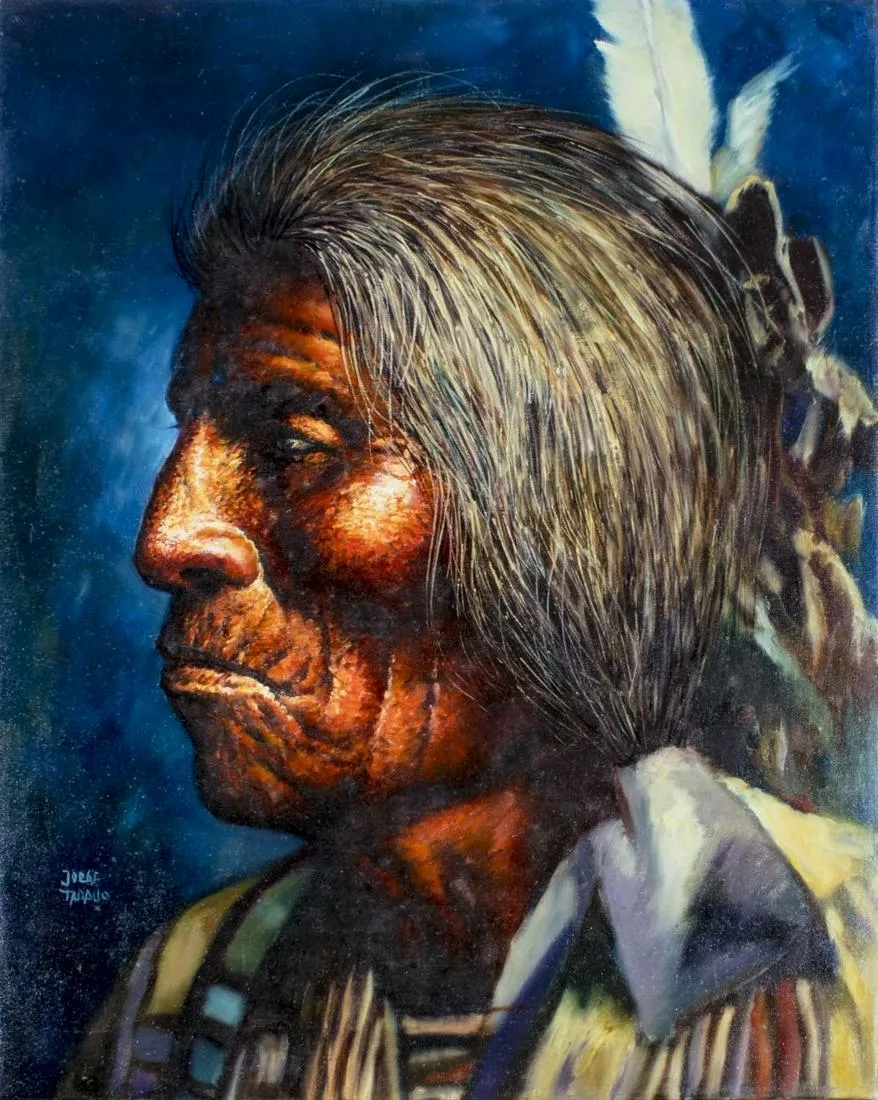 Jorge Tarallo | Portrait of Indian Man | MutualArt