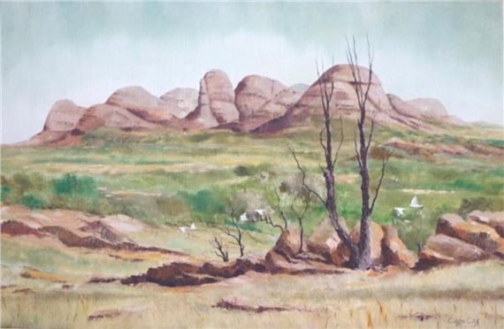 Clarrie Cox | The Olgas | MutualArt