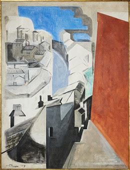 Bertil Öhlund | Stadsmotiv (1957) | MutualArt