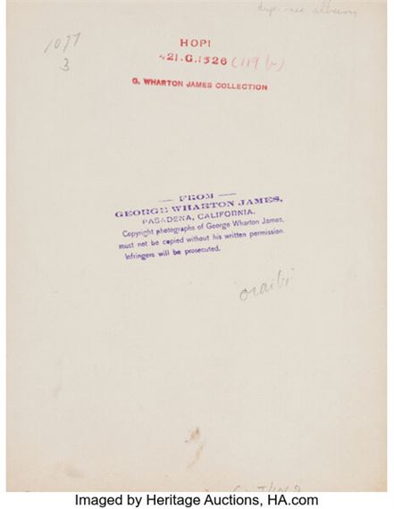 George Wharton James | Group of Three Photographs | MutualArt