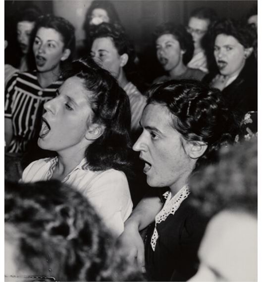 Weegee | Women Singing | MutualArt