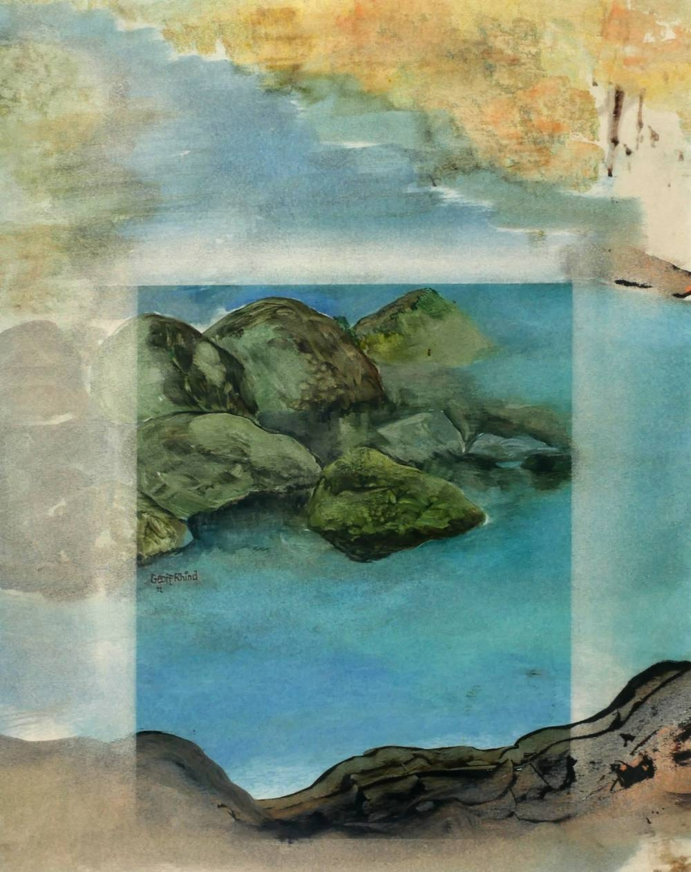 Geoff Rhind | ROCKS BY THE COAST (1971) | MutualArt