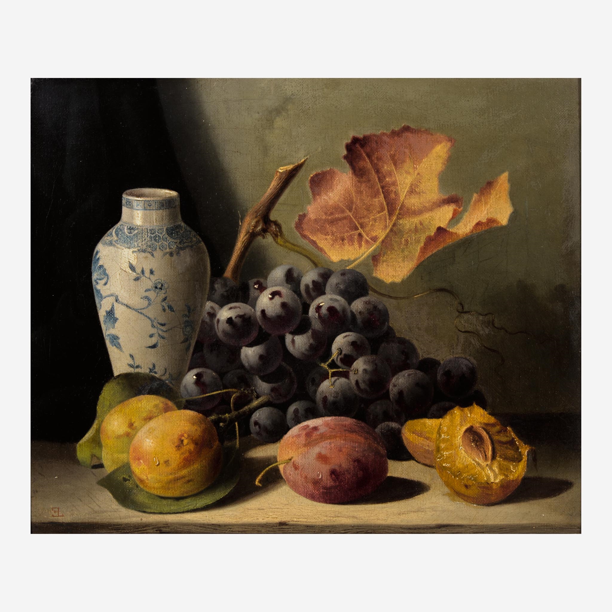 Edward Ladell | Still Life with Fruit and Vase | MutualArt