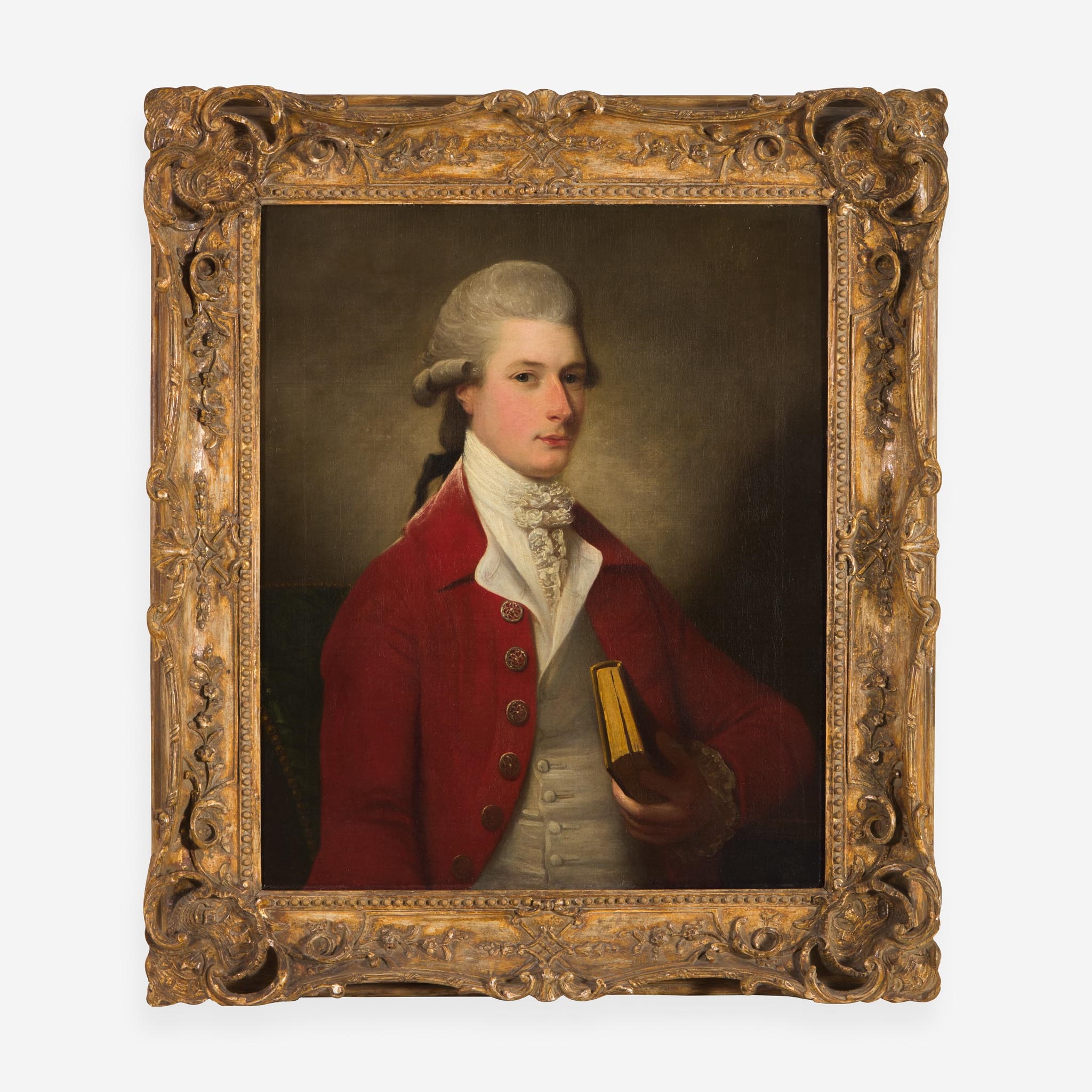 David Martin | Portrait of a Gentleman in a Red Coat, Bust-Length ...