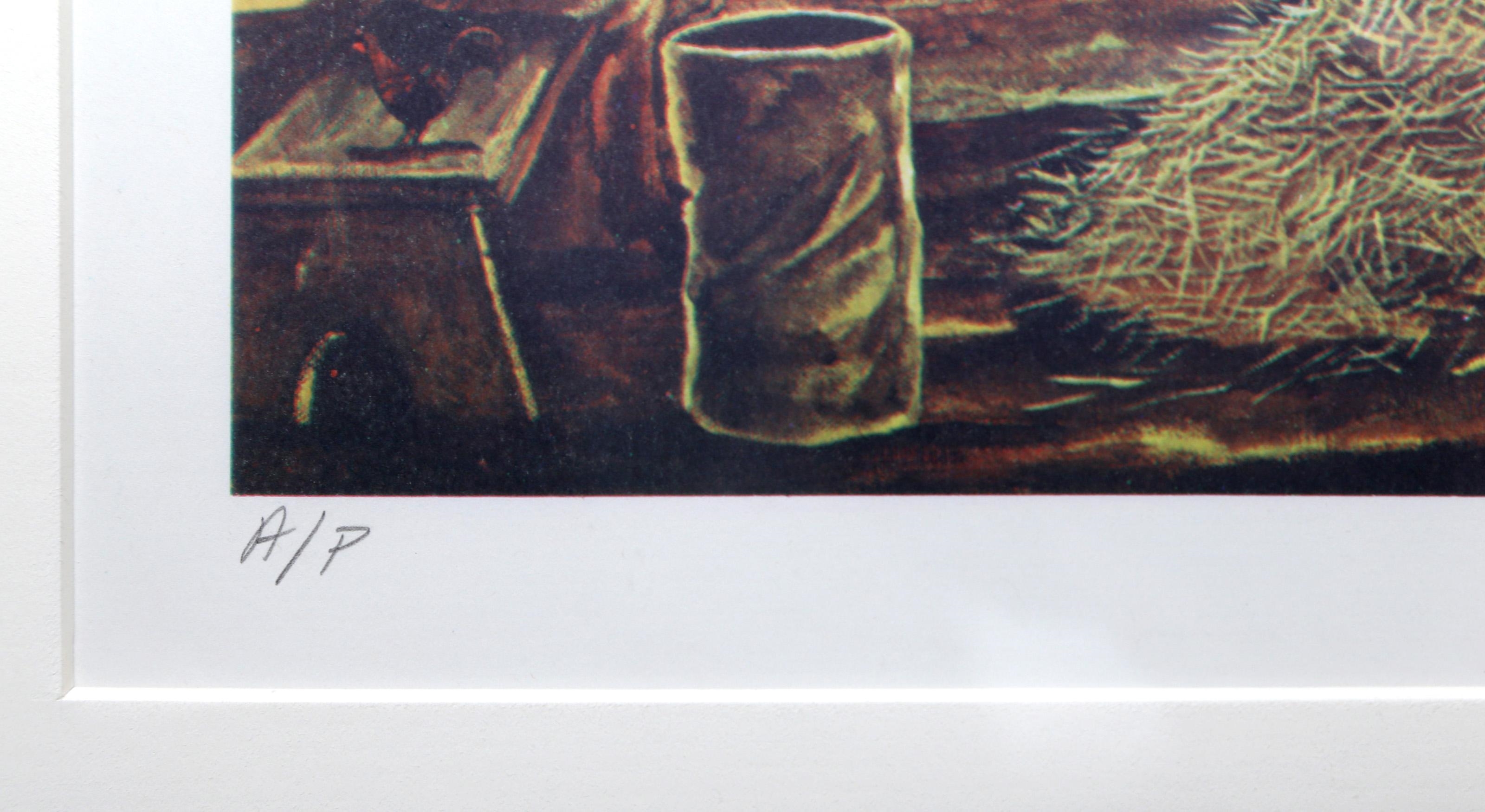 Ernie Barnes | THE BACKSTRETCH (Circa 1980) | MutualArt