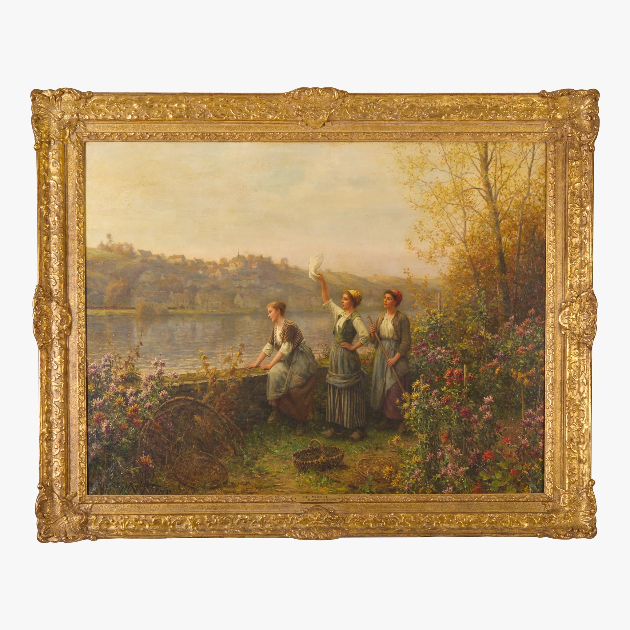 Daniel Ridgway Knight | The Signal | MutualArt