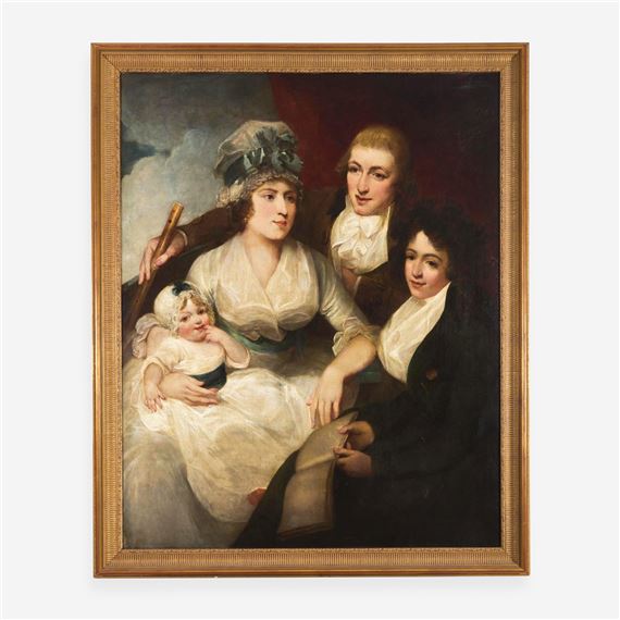 George Romney | A Family Portrait, Three-Quarter-Length (Circa 1790 ...