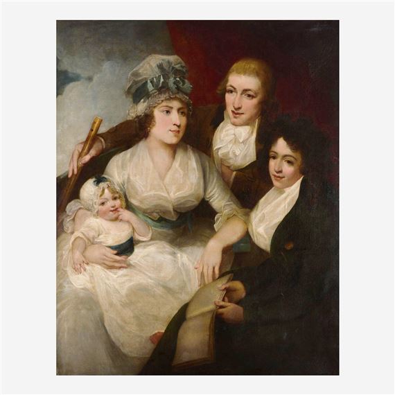 George Romney | A Family Portrait, Three-Quarter-Length (Circa 1790 ...