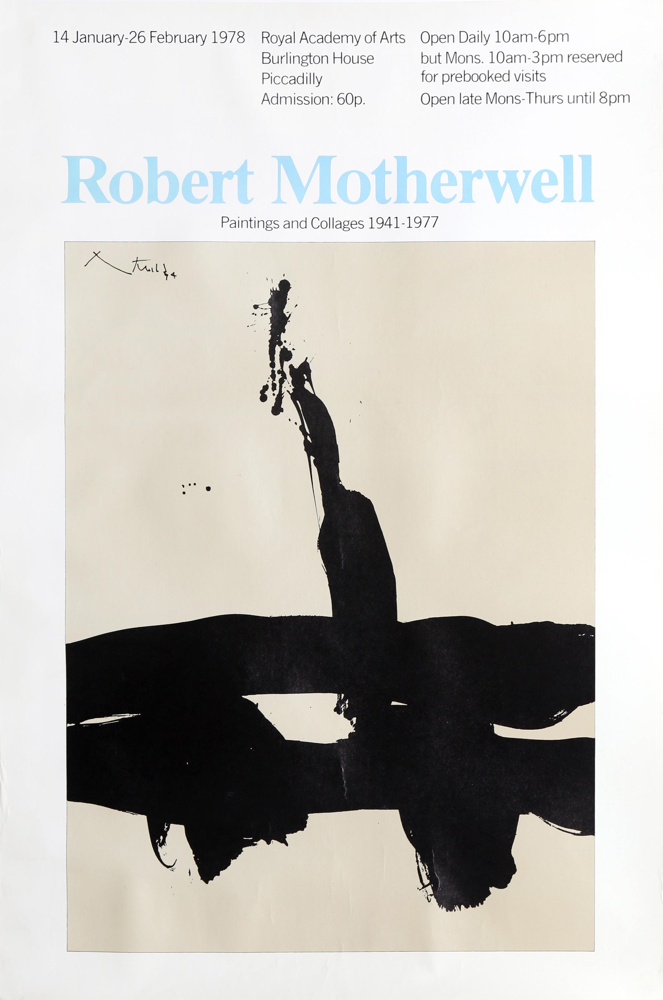 Robert Motherwell | ROYAL ACADEMY OF ARTS (1978) | MutualArt