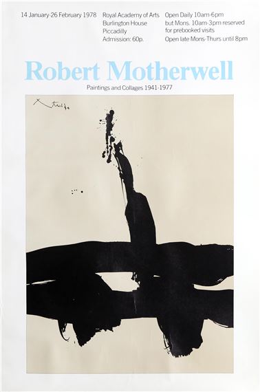 Robert Motherwell | ROYAL ACADEMY OF ARTS (1978) | MutualArt