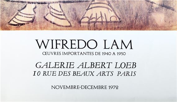 Wifredo Lam | GALERIE ALBERT LOEB (1972) | MutualArt