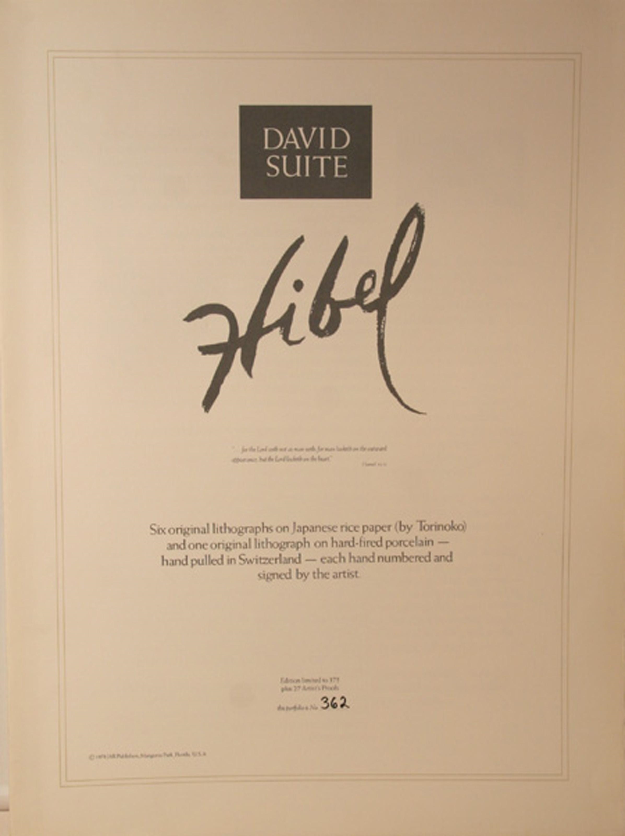 Edna Hibel | DAVID SUITE (1978) | MutualArt