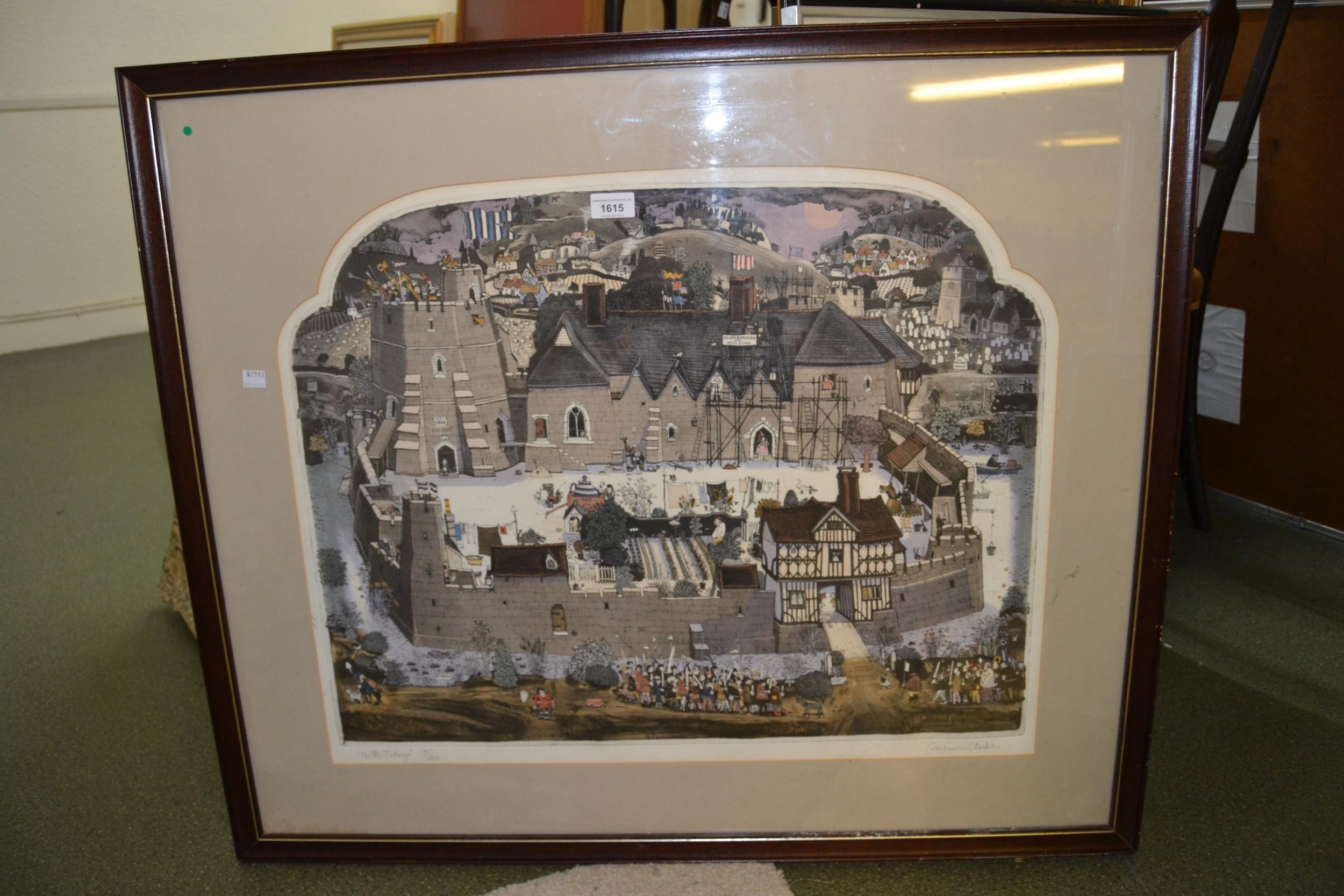 Graham Clarke | large signed Limited Edition coloured etching | MutualArt