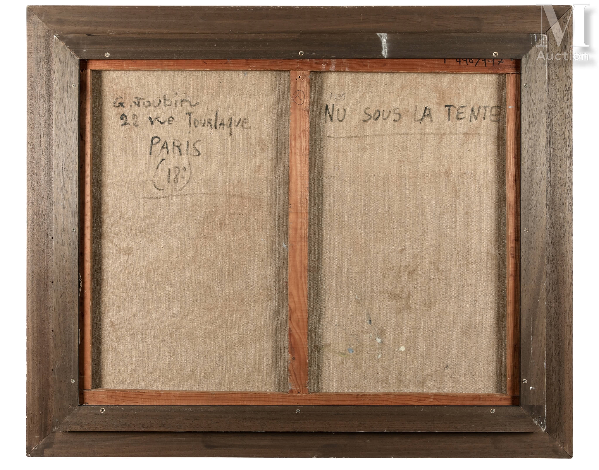 Georges Joubin | Nu sous la tente | MutualArt