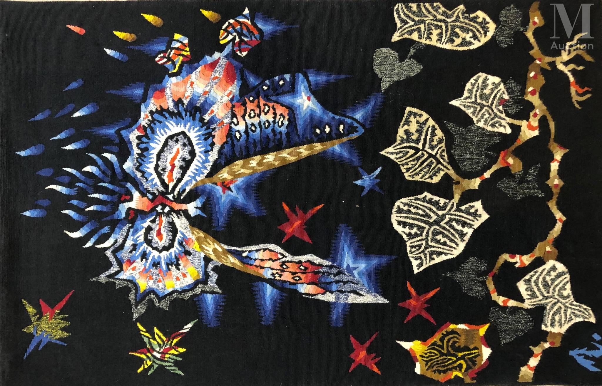 Jean Lurçat | Tapisserie signée et titrée au revers sur le Bolduc ...