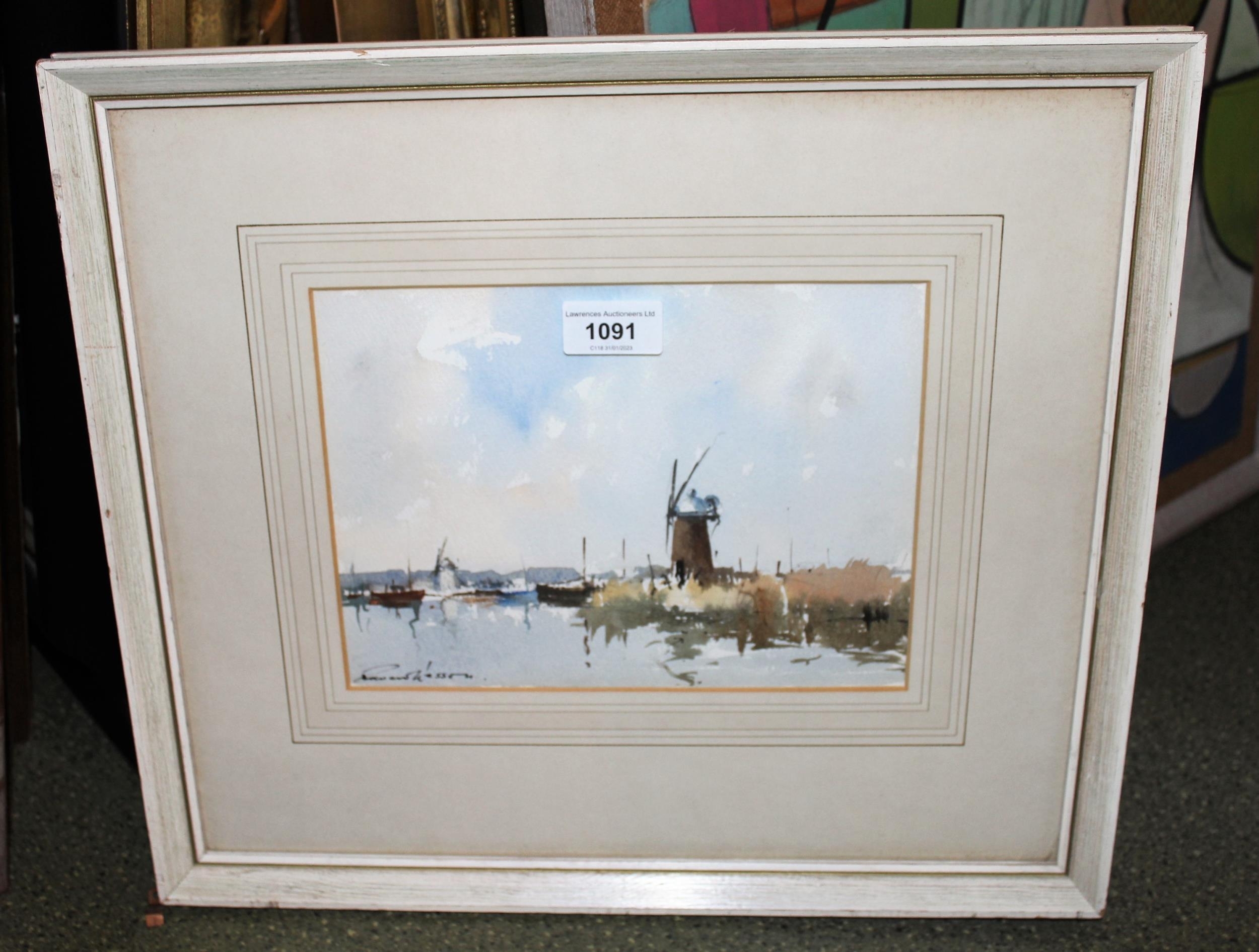 Edward Wesson | signed watercolour | MutualArt