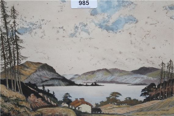 James Priddey | artist signed coloured etching | MutualArt