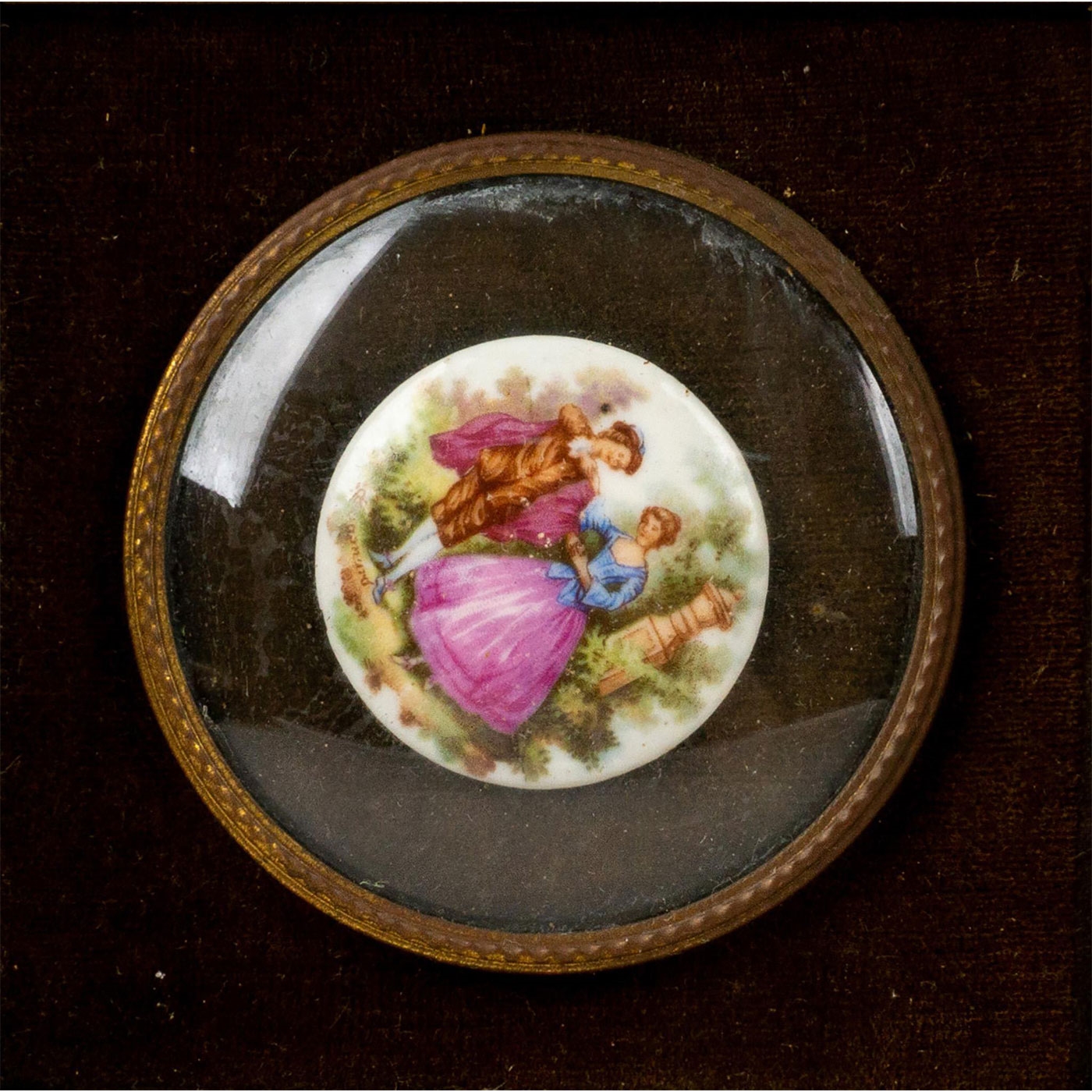Jean-Honoré Fragonard | Pair of round plaques depicting courting ...