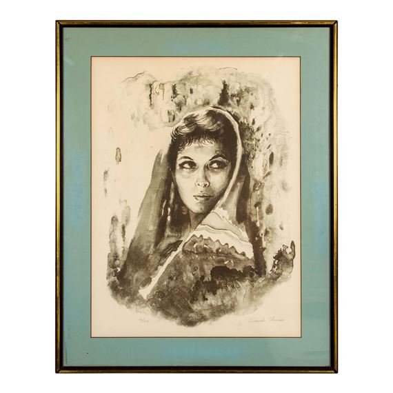 Sandu Liberman | A black and white color palette of a shrouded woman ...