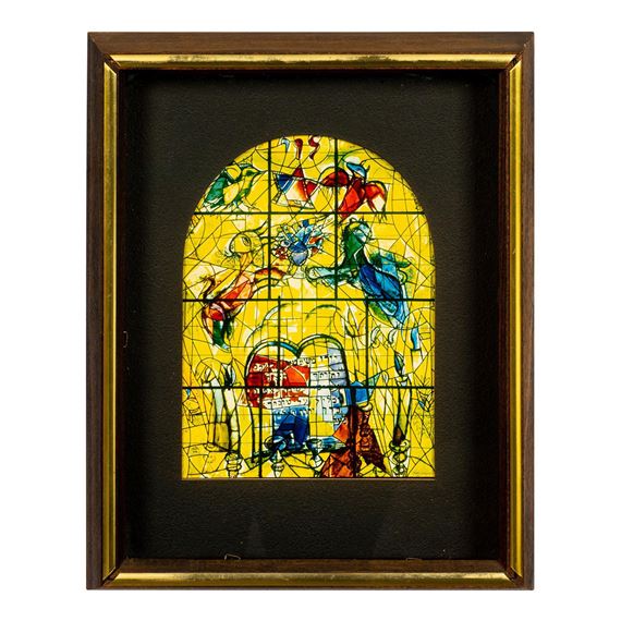 Marc Chagall | Marc Chagall Tribe Of Levi Jerusalem Stained Windows ...