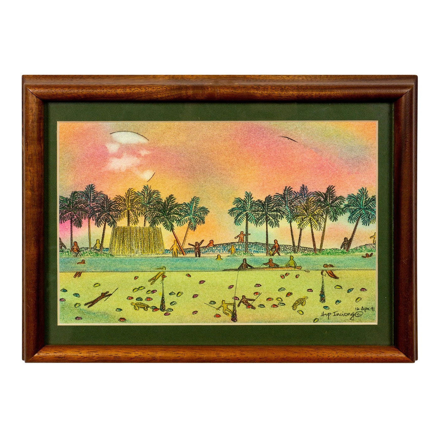 Henry S.p. Inciong | Vibrant colored sky with depth (1991) | MutualArt