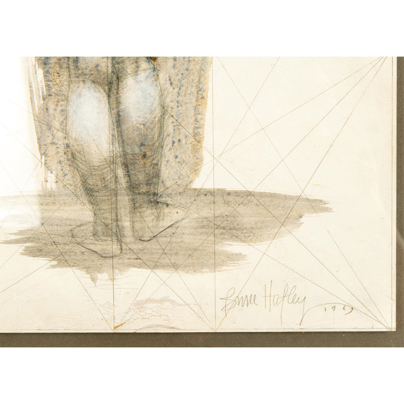 Bruce Hafley | Amazingly detailed original of a woman art study (1969 ...