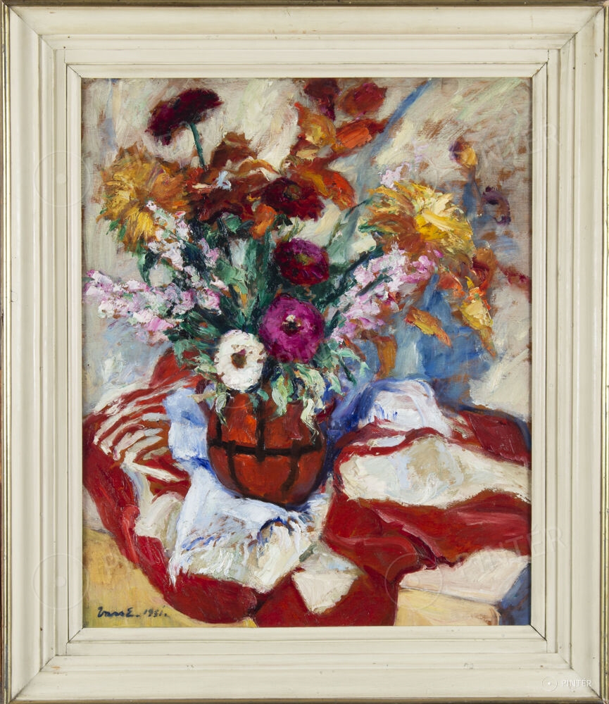 Elemér Vass | Still Life with Flowers | MutualArt