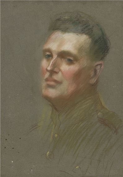 Mary Riter Hamilton | Portrait Sketch of a Canadian Sergeant Still in ...