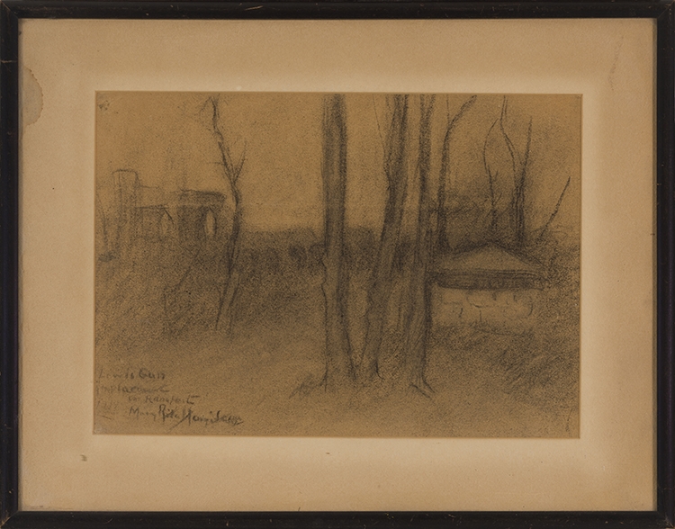 Mary Riter Hamilton | Lewis Gun Implacement and Ramparts (1919) | MutualArt