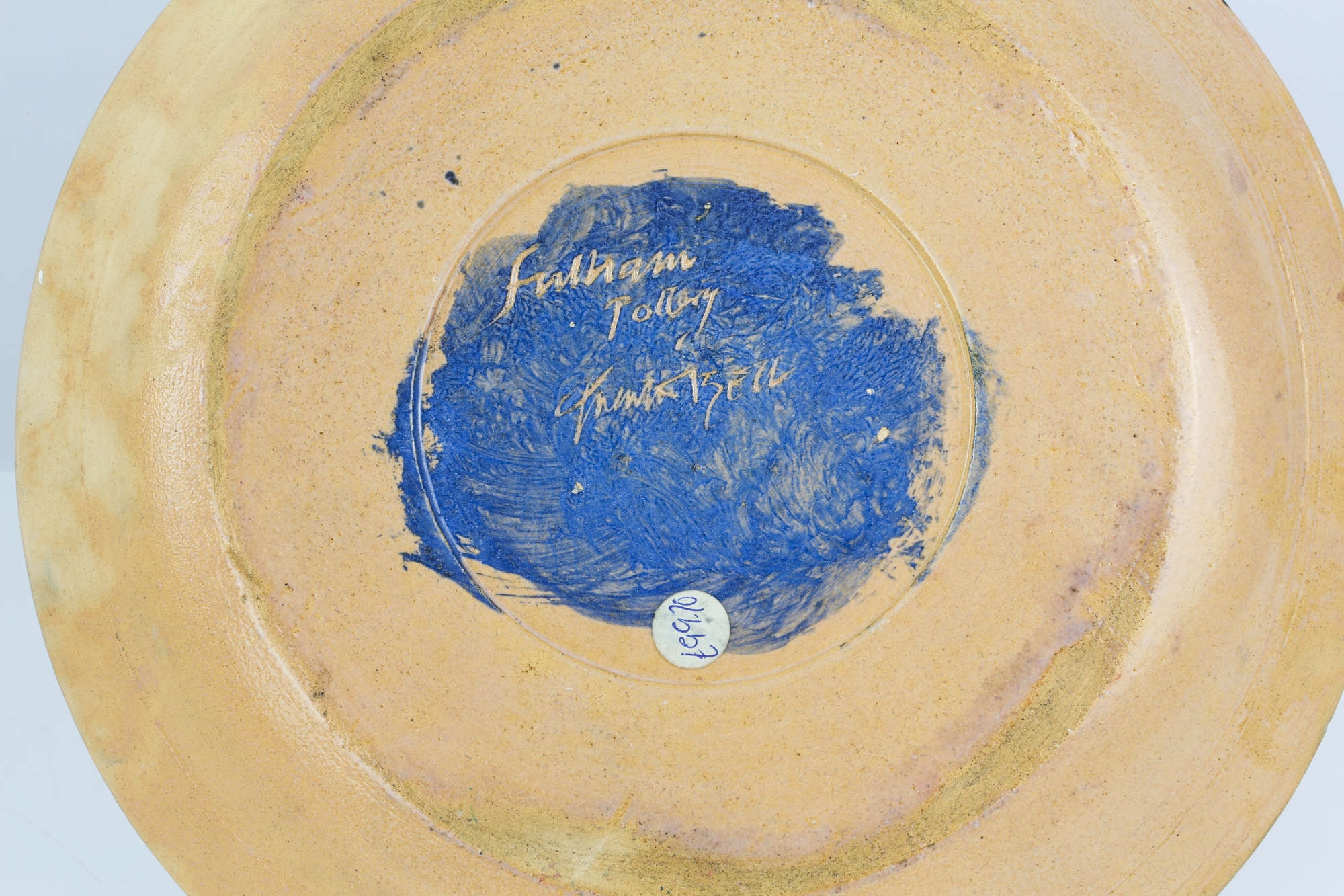 Quentin Bell | Double female figure in a dress with a purple bodice ...